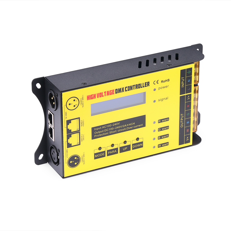 DMX300C DC100V~240V High Voltage LCD Display DMX Controller - PHANTOS