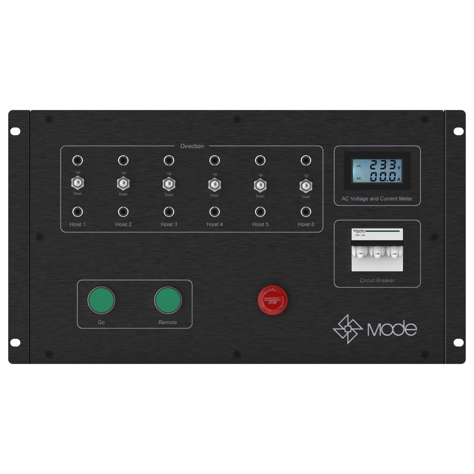 Mode R Series Rack Mount Chain Hoist Motor Controller - PHANTOS
